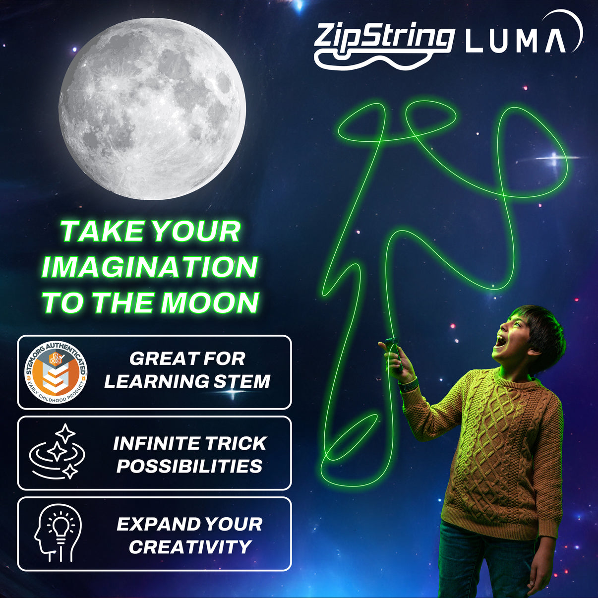 ZipString® Luma