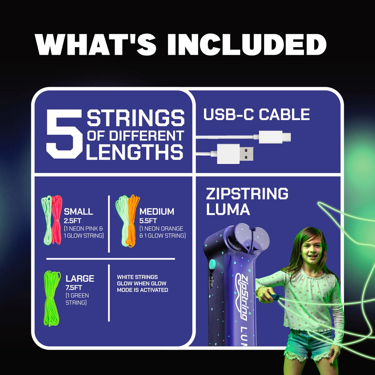 ZipString® Luma